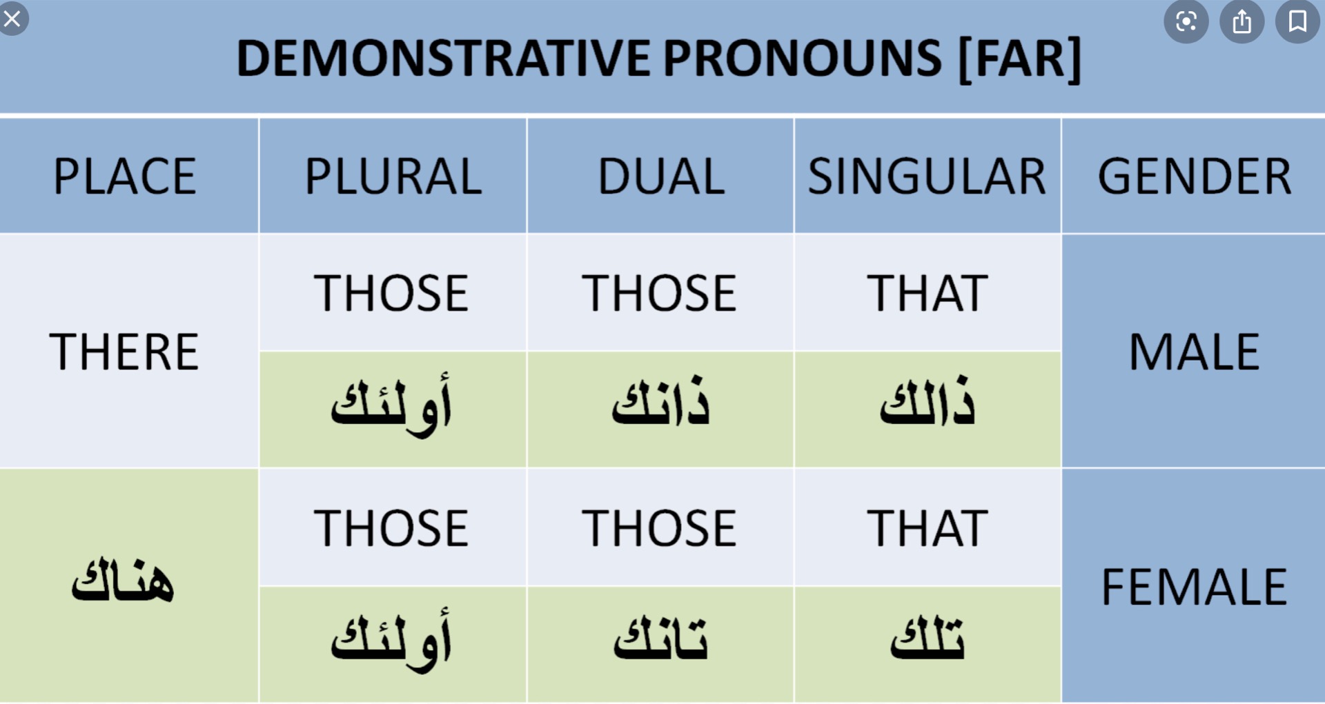 Possessive adjectives :: Quranic-arabic-made-easy